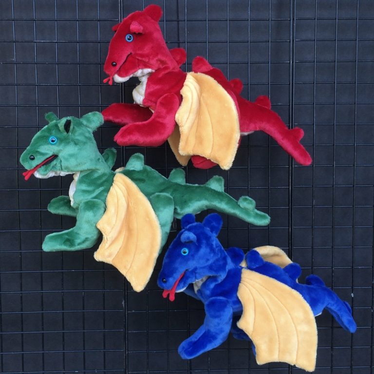 Dragon Puppet Medium | Lucy's Toys
